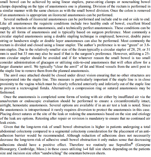 Colon and Rectal Surgery: Abdominal Operations (Master Techniques in ...